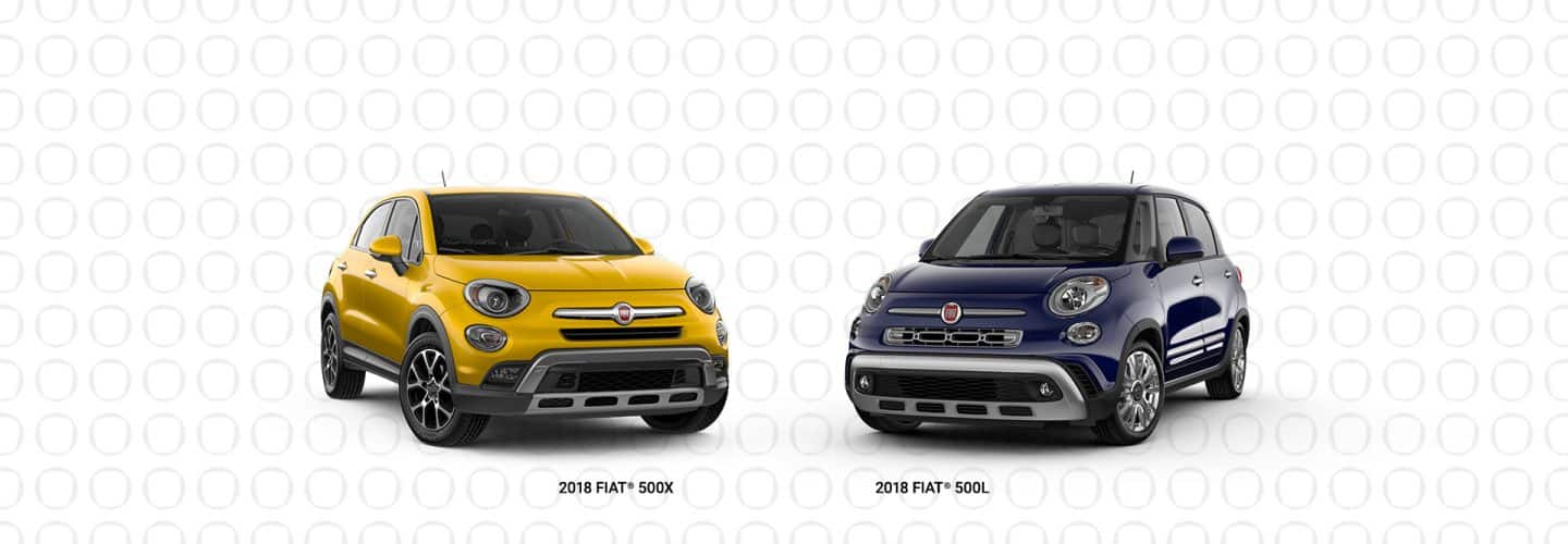 FIAT 500L 4 Door SUV or FIAT 500X 4 Door Crossover